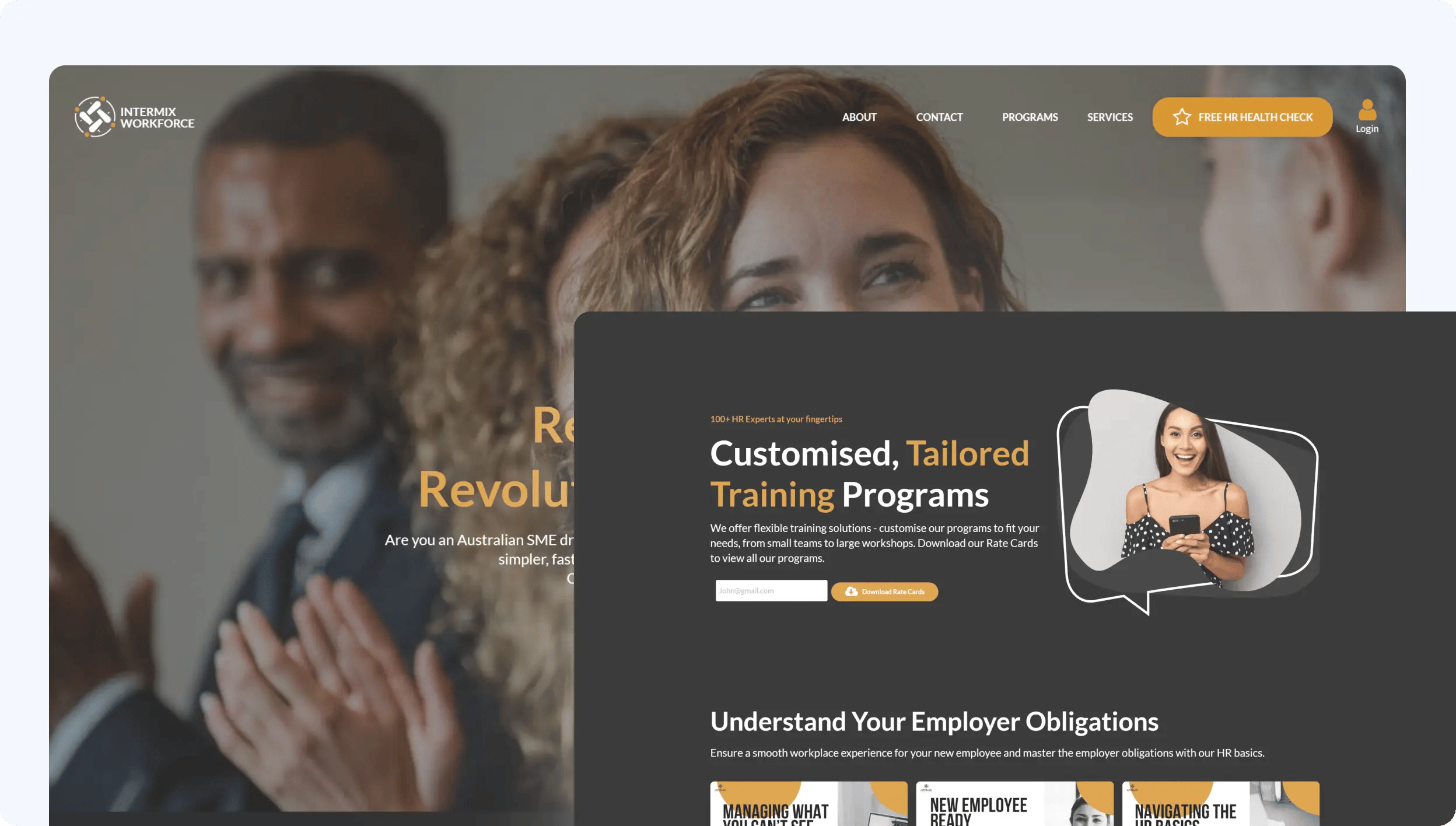 Intermix (Automated HR Solutions) | Built on Bubble.io by Zeroqode